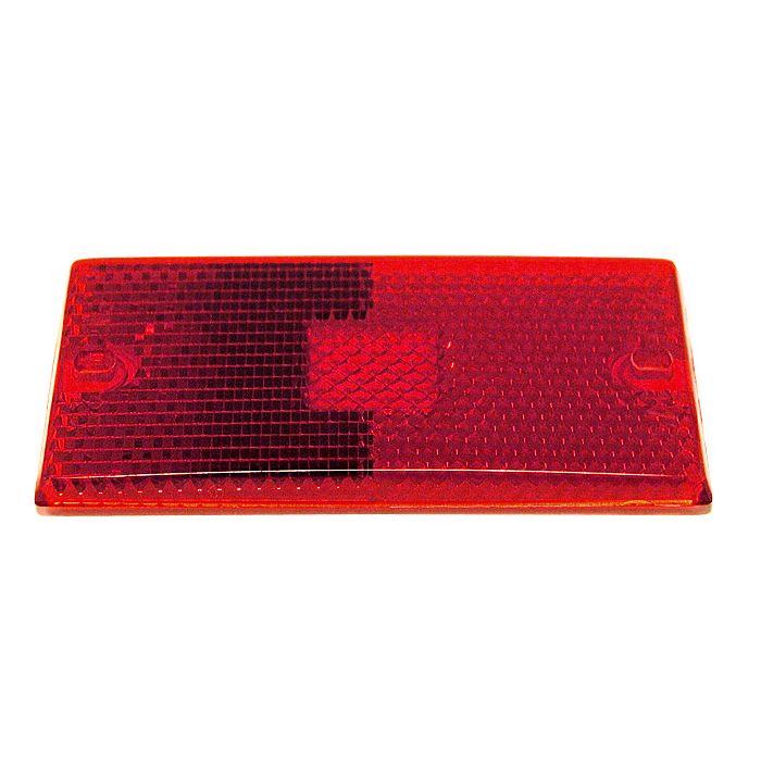 Peterson Mfg Red Reflex Rectangular Clearance/Marker Replacement Lens ...