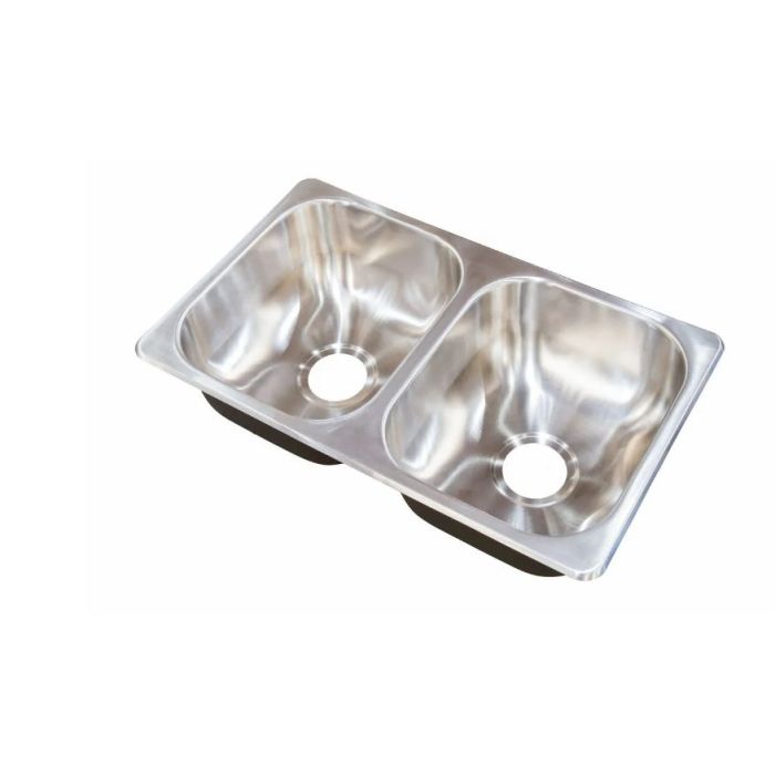 Lippert Double Drawn Stainless Steel 27 x 16 x 7 Kitchen Sink