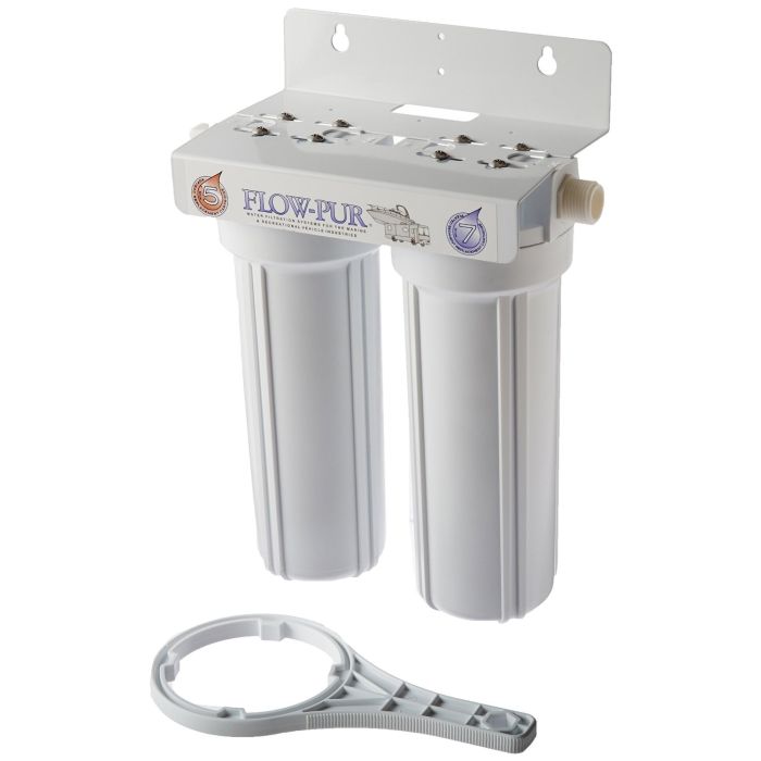Watts Dual Ultimate Exterior In-Line Water Filter System. - POE12DSA1KDF