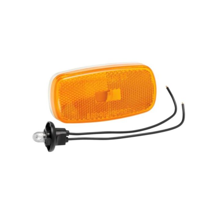 Bargman #59 Series Incandescent Amber Clearance Side Marker Light - 34 ...