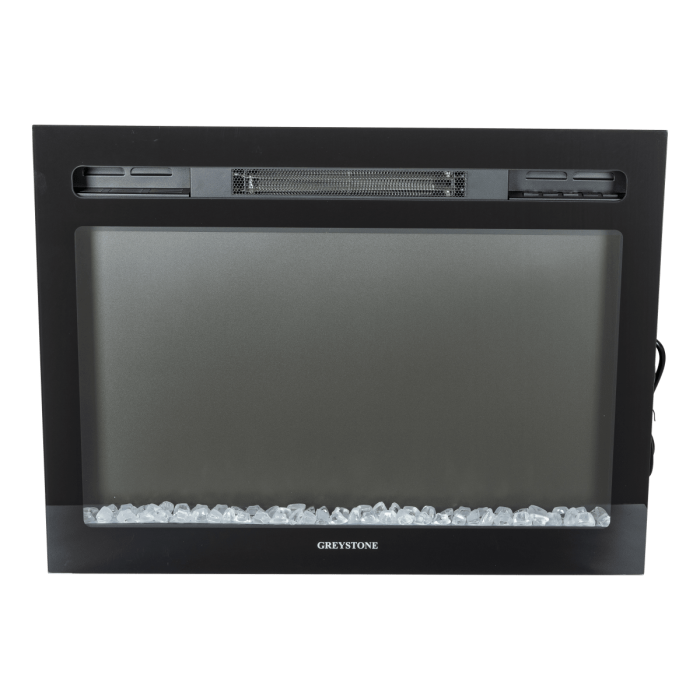 Furrion Greystone® 3-Color Crystal LED 26 Wall Mount Fireplace Insert w ...