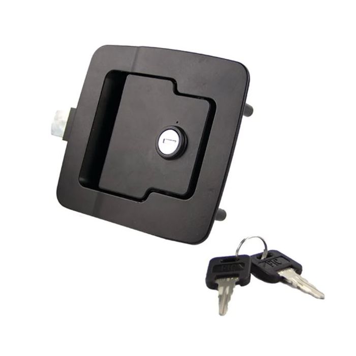 Lippert Black Baggage Door Lock with Global Latch