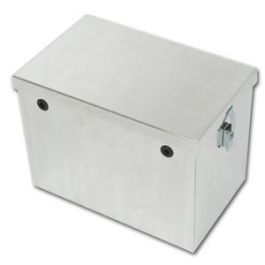 Tow-Rax 12 Aluminum Battery Box with Polished Finish