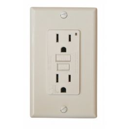 Valterra 15 Amp 120V GFI Receptacle - Ivory