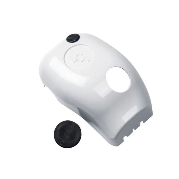 Solera White Manual Crank Style Awning Drive Head Front Cover