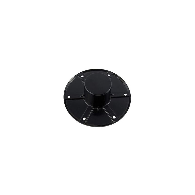 AP Products Black Flush Mount Table Leg Base