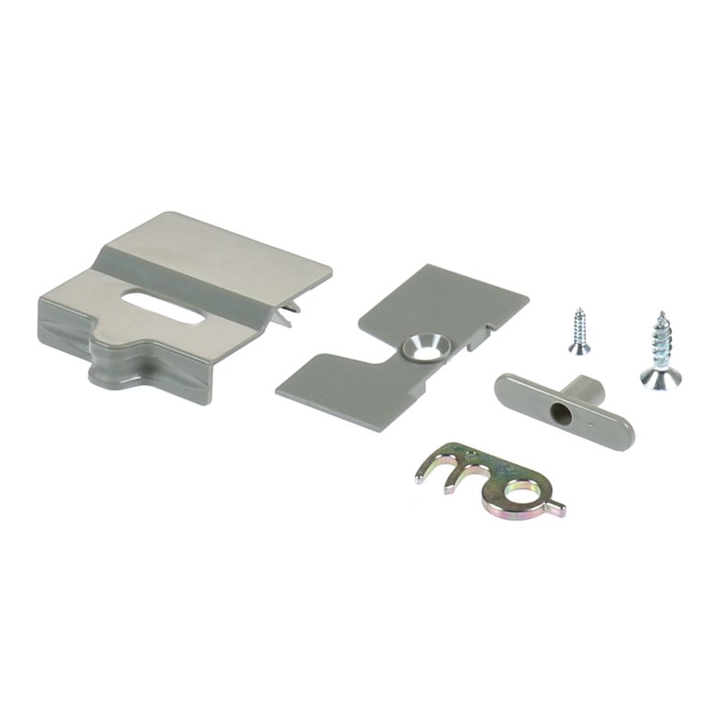 Dometic Refrigerator Gray Travel Slider Angled Door Lock Complete