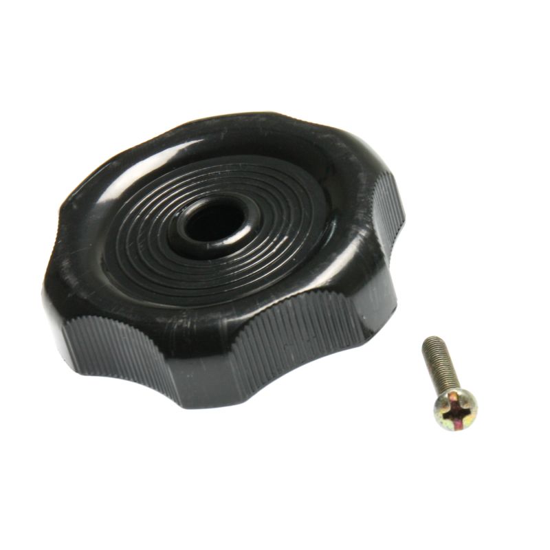 RV Designer 1/2 Black Window Knob