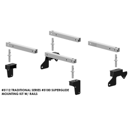 PullRite Traditional Series #3100 SuperRail 12K Mounting Kit for 2001 ...