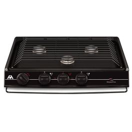 Atwood/Dometic Black 3-Burner Slide-In Cooktop