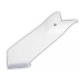 JR Products Polar White Corner Slide Out Extrusion Cover