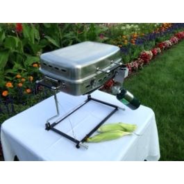 Outdoors Unlimited Stainless Steel Sidekick BBQ Grill