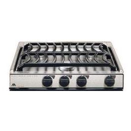 Dometic Atwood Stainless Steel Sealed Burner 3-Burner Slide-In Cooktop